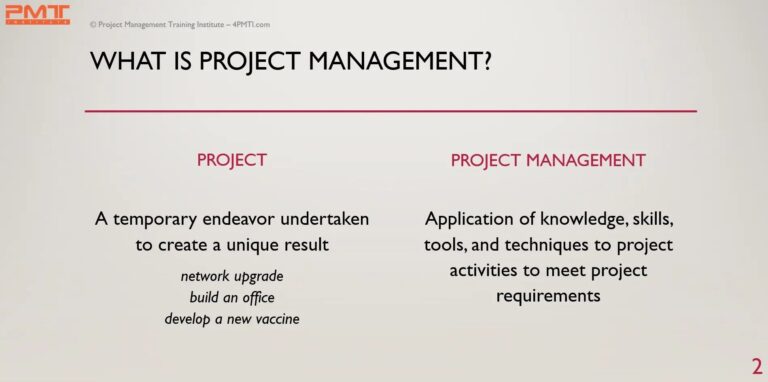 What Is Project Management Pmi Definition | JS Techy